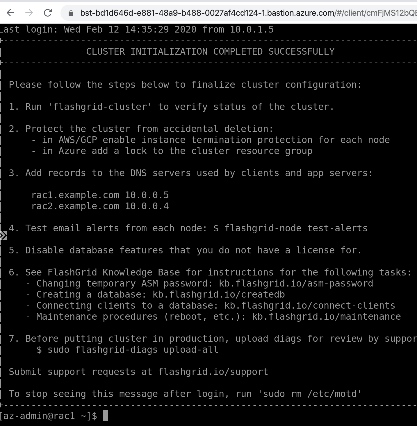 How to Configure Bastion host for Azure VM – FlashGrid Help Center