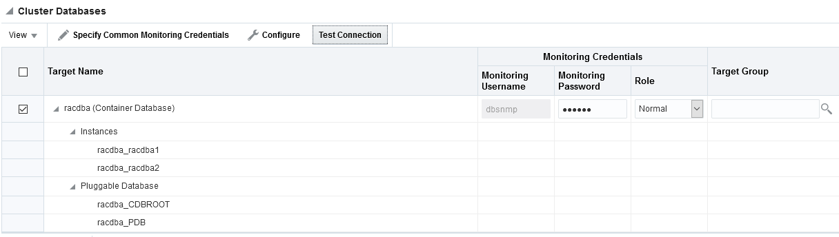 How to add cluster database to OEM – FlashGrid Help Center