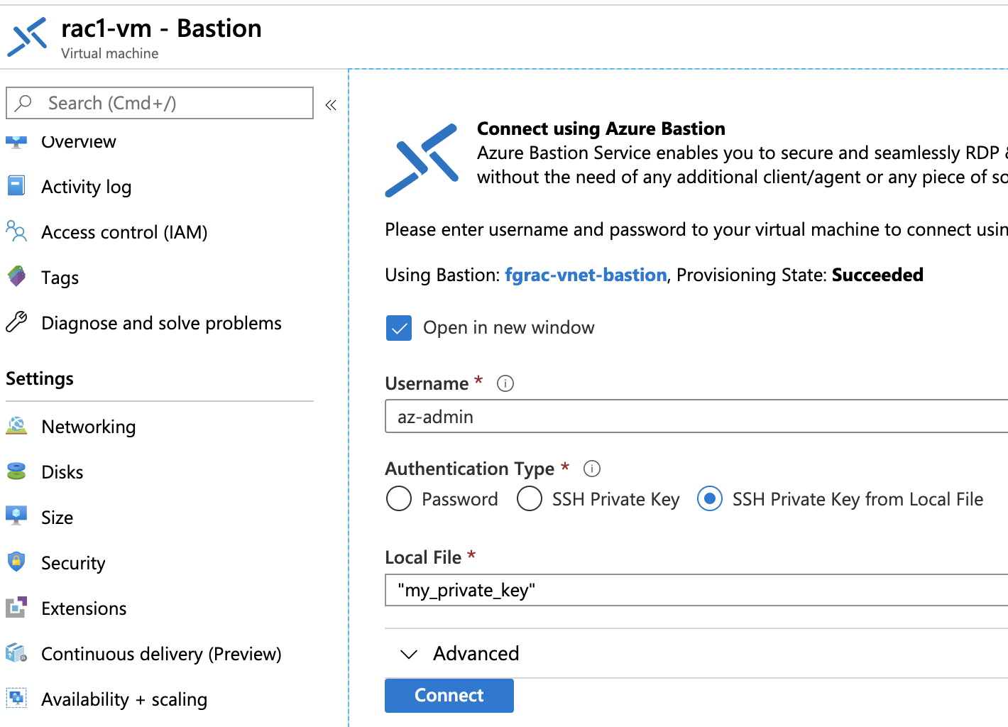 How to Configure Bastion host for Azure VM – FlashGrid Help Center