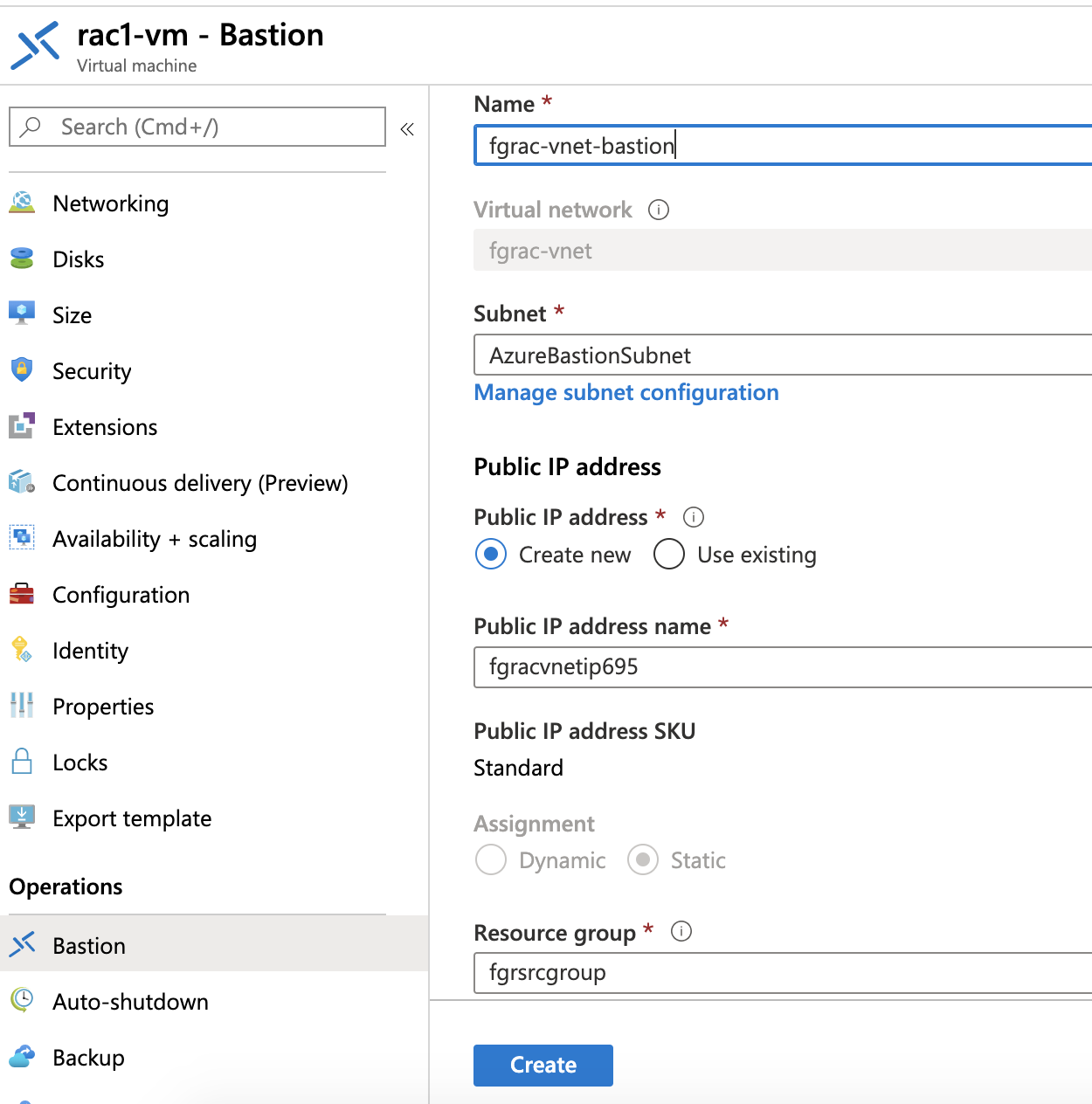 How to Configure Bastion host for Azure VM – FlashGrid Help Center